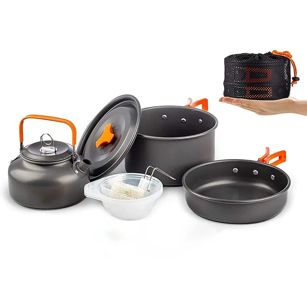 Aluminum-Camping-Cookware-Set-Outdoor-Cooking-Kit-Hiking-Tableware ...