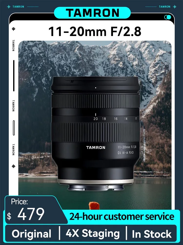 Tamron 11 20mm F2.8 DI III A RXD APS C Wide Angle Large Aperture Mirrorless Camera Lens For Sony ...