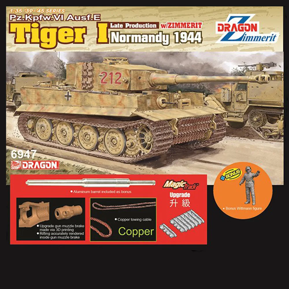 w-Zimmerit-Magic-Track-Dragon-Dra-6947-1-35-Tiger-I-Late-Production ...