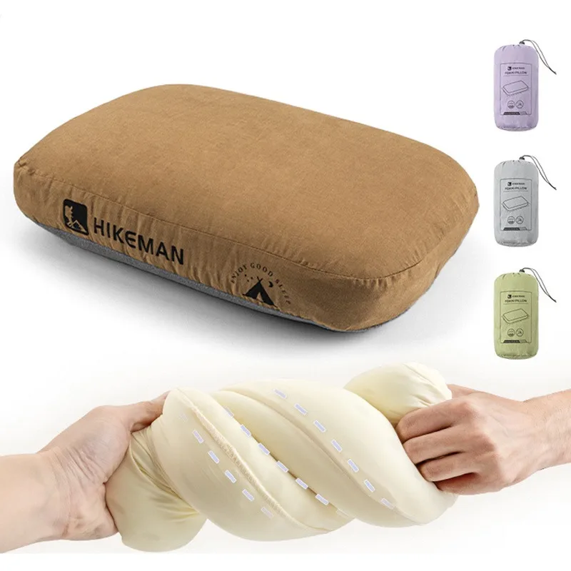 Outdoor Camping Memory Cotton Pillow 10cm High Slow Rebound Memory ...