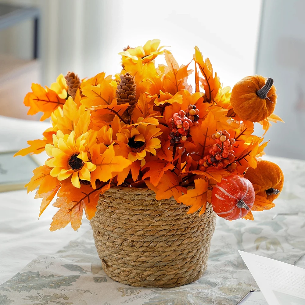 Fall Decorations Pumpkins | Autumn Decorations Decor Fall | Autumn ...