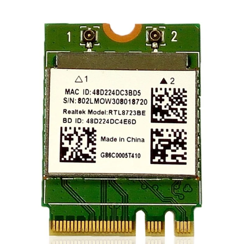 New For Realtek RTL8723BE 802.11bgn 300Mbps Wireless NGFF wlan Card ...