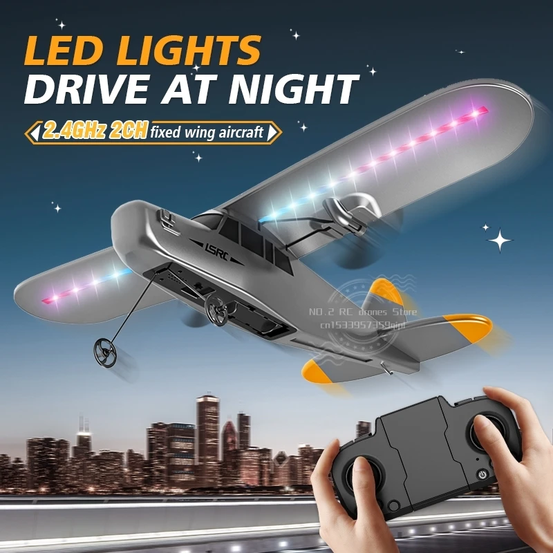 Lsrc-Avi-o-de-Controle-Remoto-com-Luz-Avi-o-RC-2-4G-Wingspain-Beginner ...