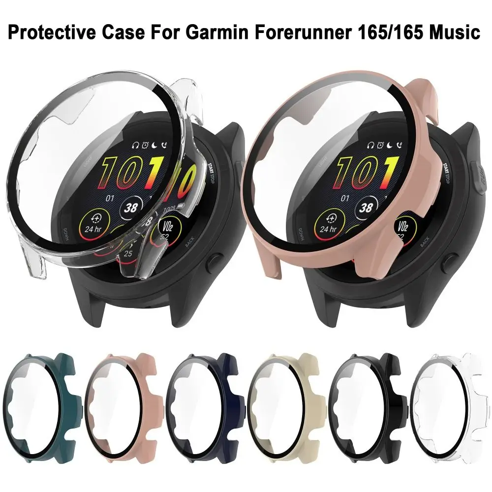 Protective-Case-For-Garmin-Forerunner-165-165-Music-Full-Cover-Screen ...