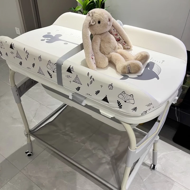 Baby Changing Tables with Bathtub 2 in 1 Portable Foldable Infant ...