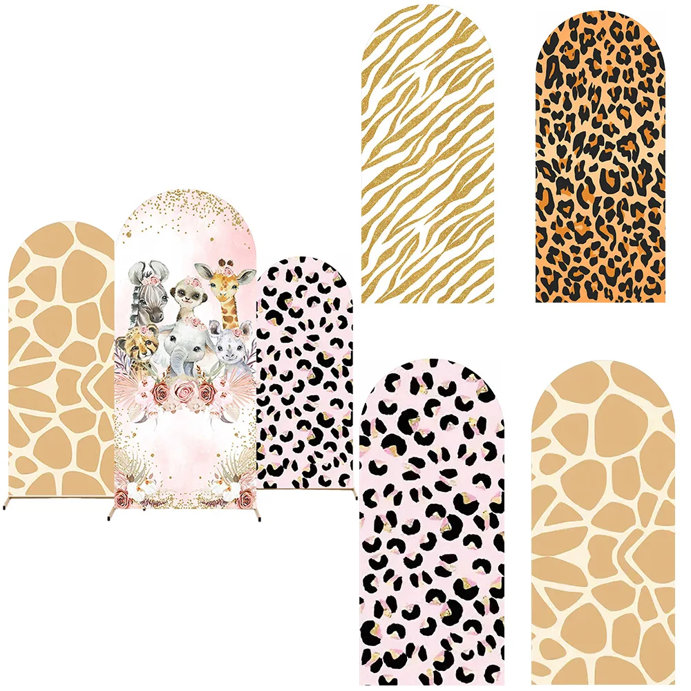 Safari-Baby-Girl-Pink-Arch-Cover-Backdrop-Boho-Flowers-Jungle-Wild-One ...