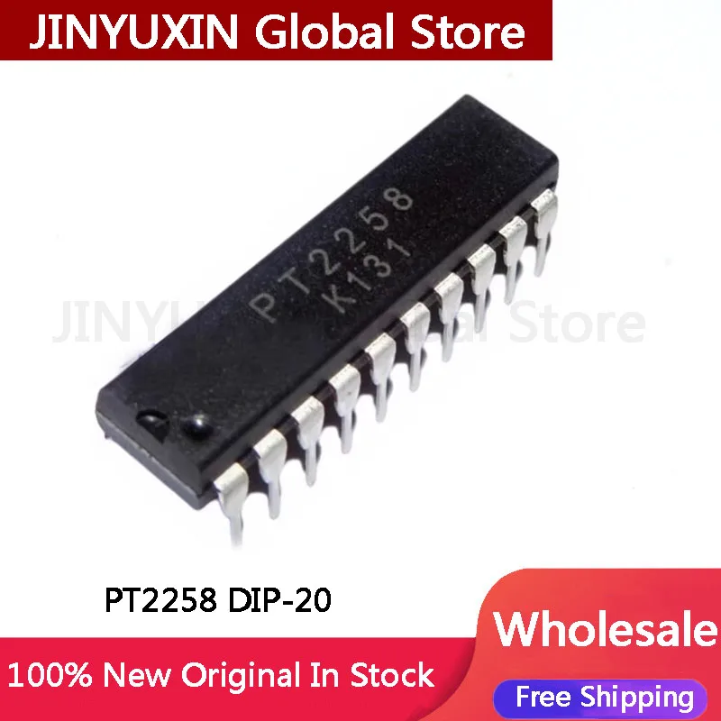 5-100Pcs-New-PT2258-six-channel-volume-control-chip-IC-integrated-block ...