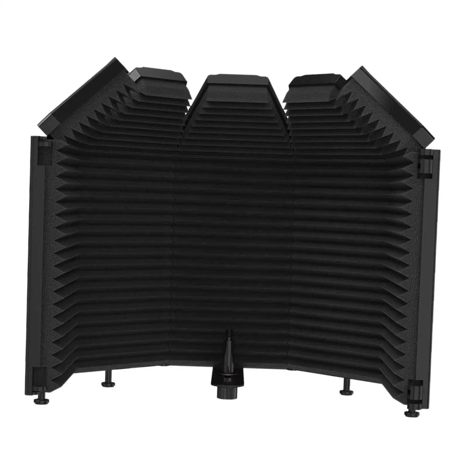 Microphone Isolation Screen Foldable 5 Panels Professional Acoustic ...