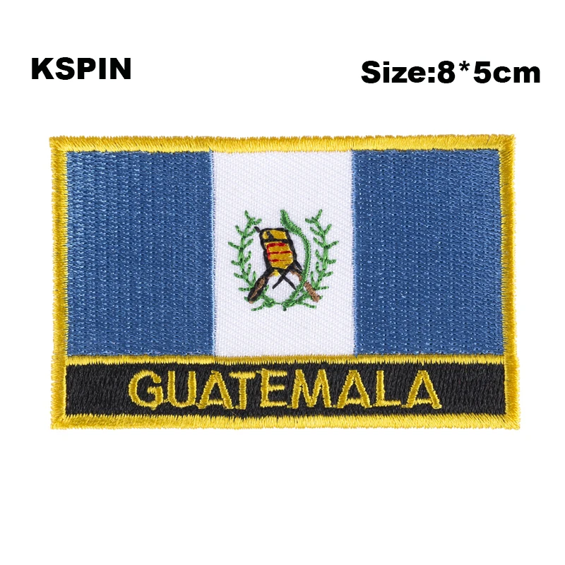 Guatemala-Flag-Embroidery-Patches-Iron-on-Saw-on-Transfer-patches-Sewing-Applications-for ...