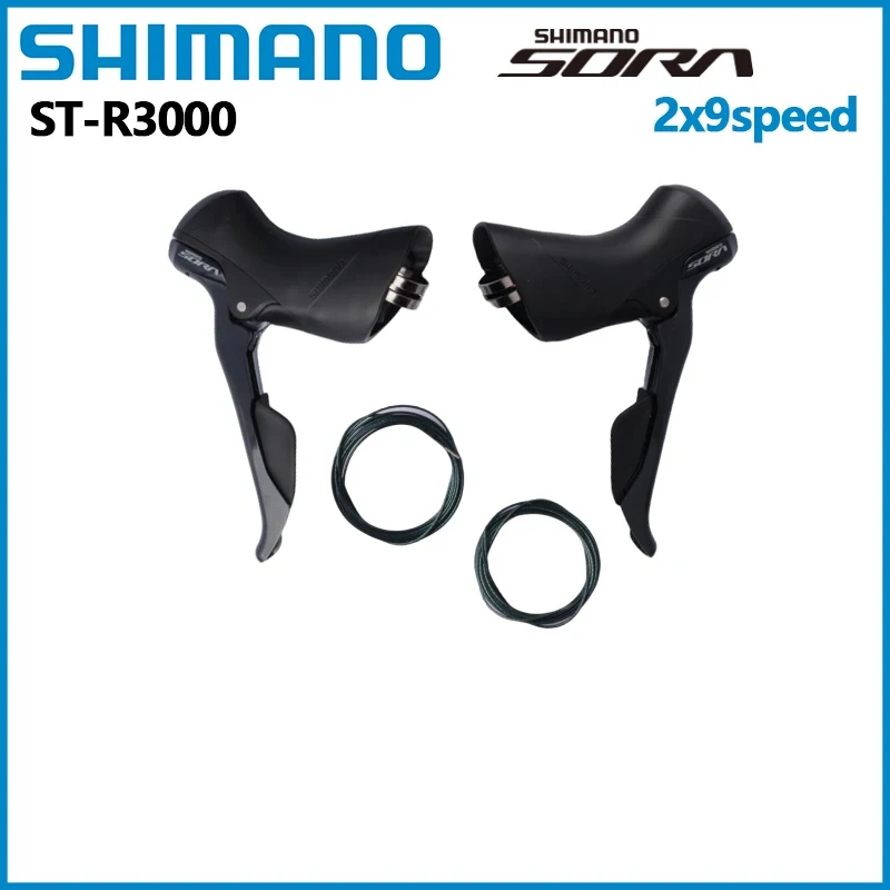 SHIMANO SORA R3000 Shifter 2x9speed/3x9S Dual Control Lever Left Side ...