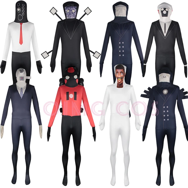 Skibidi Toilet Cosplay Audio Closestool Television Monitor Costume ...