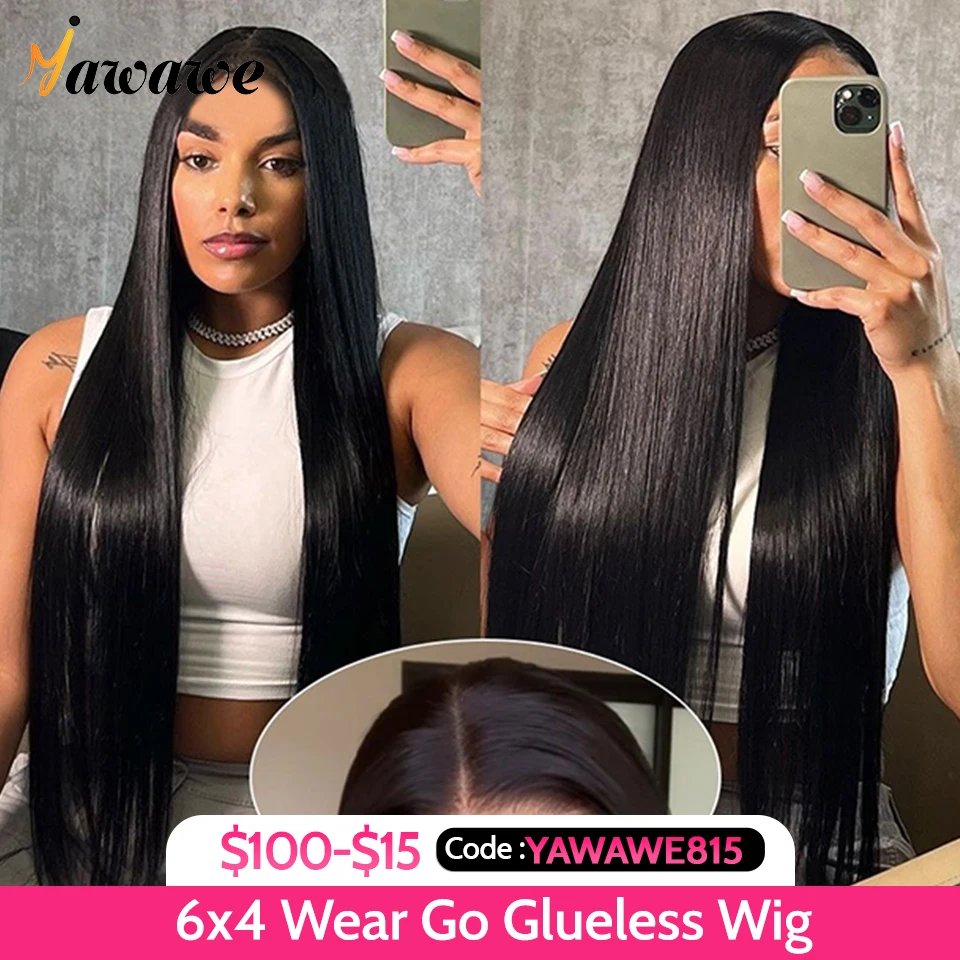 Yawawe-hair-6X4-glueless-wig-human-hair-ready-to-wear-wigs-for-women ...