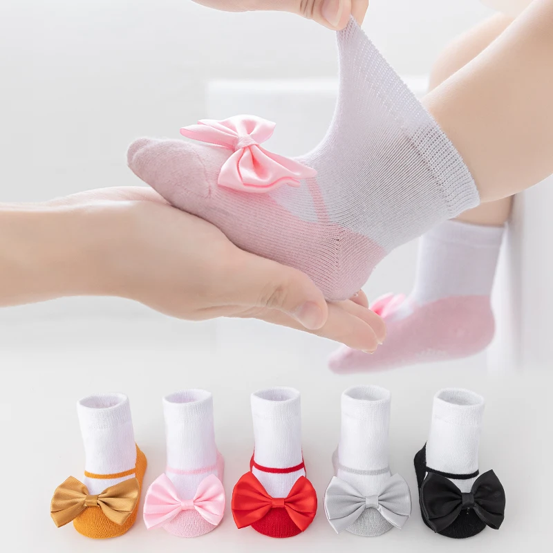 Baby-socks-Fashion-ballet-bow-Children-s-spring-and-autumn-soft-and ...