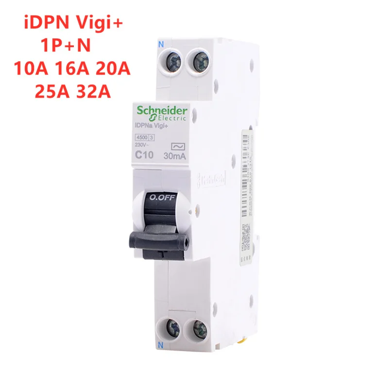 Schneider-Electric-iDPN-Vigi-1P-N-Leakage-Circuit-Breaker-30mA-Residual ...