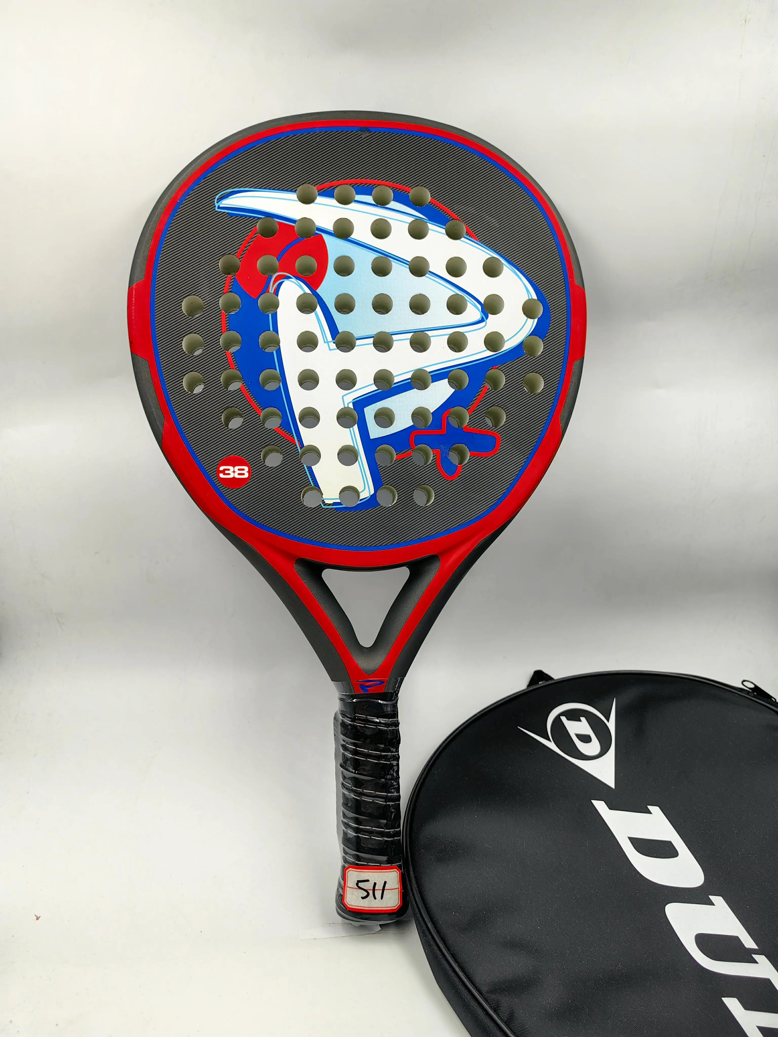 2024-Padel-Racket-Tennis-Carbon-Fiber-Soft-EVA-Face-Tennis-Paddle ...