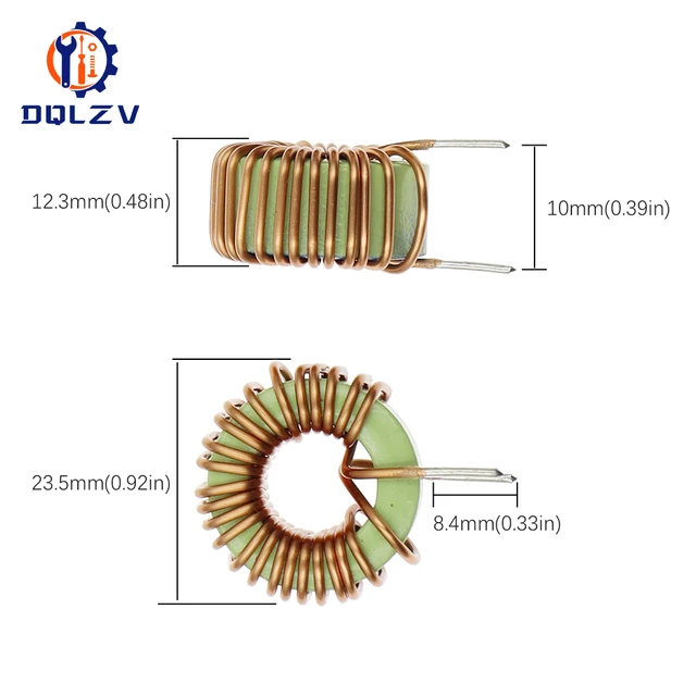 Inductor Magnetico 10-Pack Toroid Magnetic Inductor Coils – 5mH ...