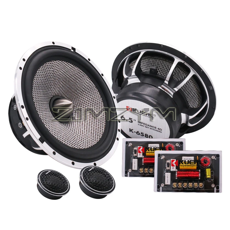 2-Pcs-Car-Audio-Modification-Aluminum-Alloy-Chassis-6580-Dual-Frequency ...