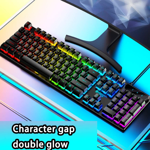 Glowing Computer Keyboard