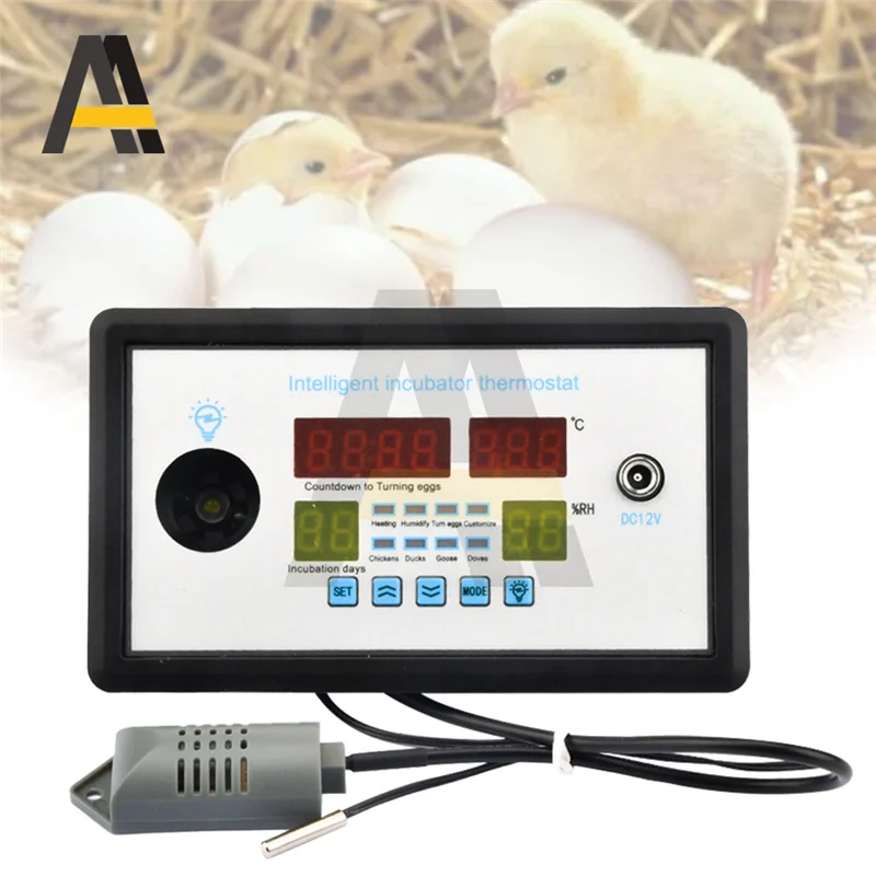 Multifunctional Incubator AC110-220V DC 12V Automatic Egg Turning ...