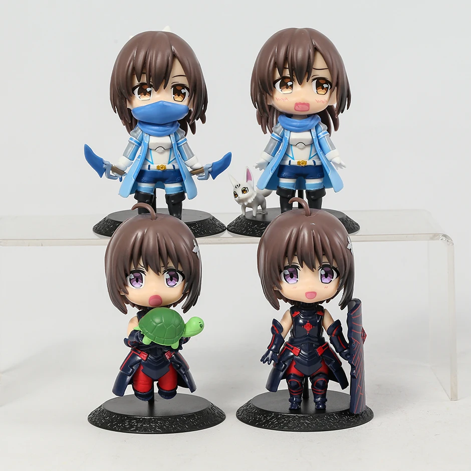 4pcs-set-Bofuri-Maple-Honjo-Kaede-Sally-Shiramine-Risa-Q-Version-Dolls ...