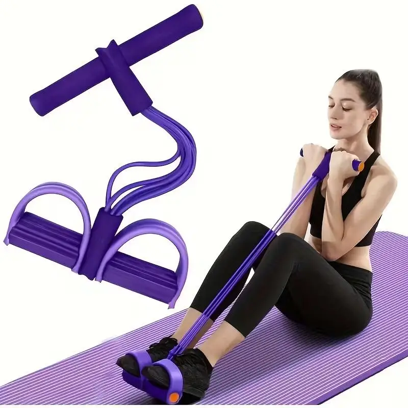Multifunctional Elastic Yoga Resistance Bands, & PVC Material, Home Gym ...