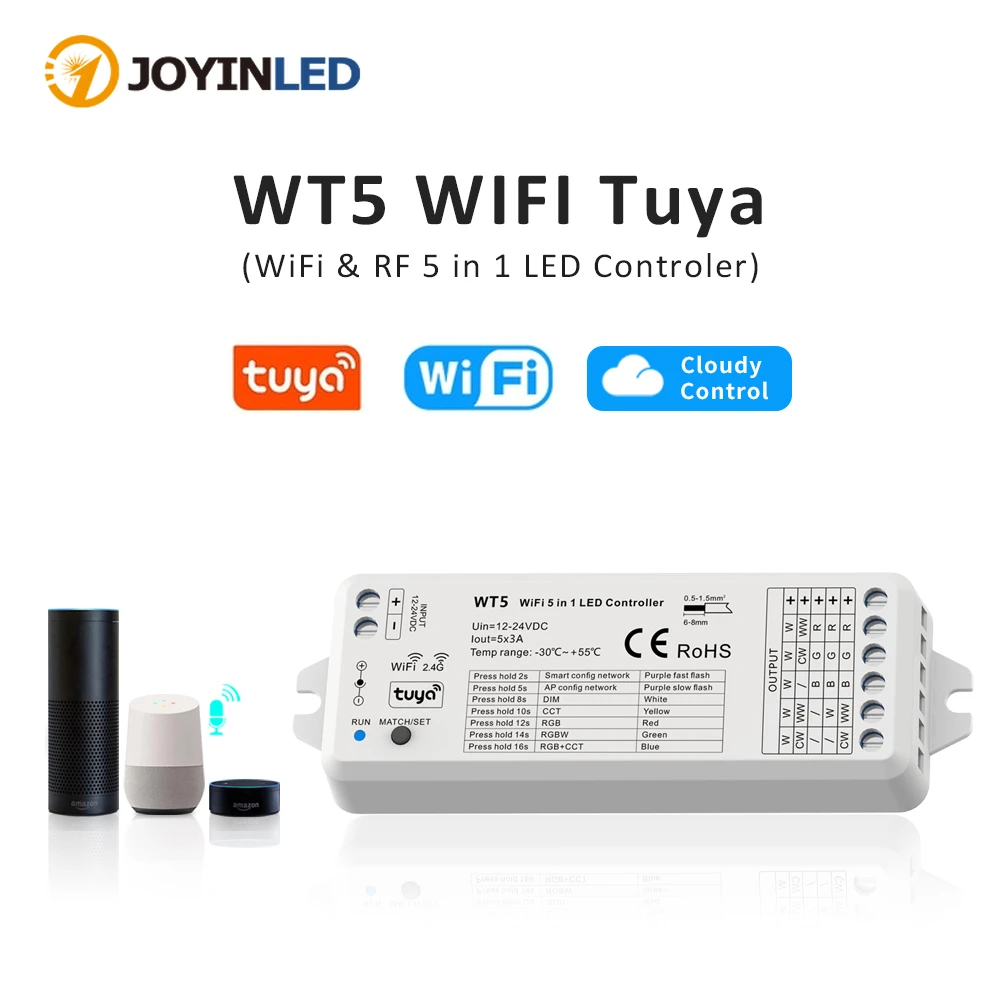 Tuya-LED-Controller-5-in-1-Dimmer-CCT-RGB-RGBW-RGBWW-RGBCCT-Strip-Smart ...