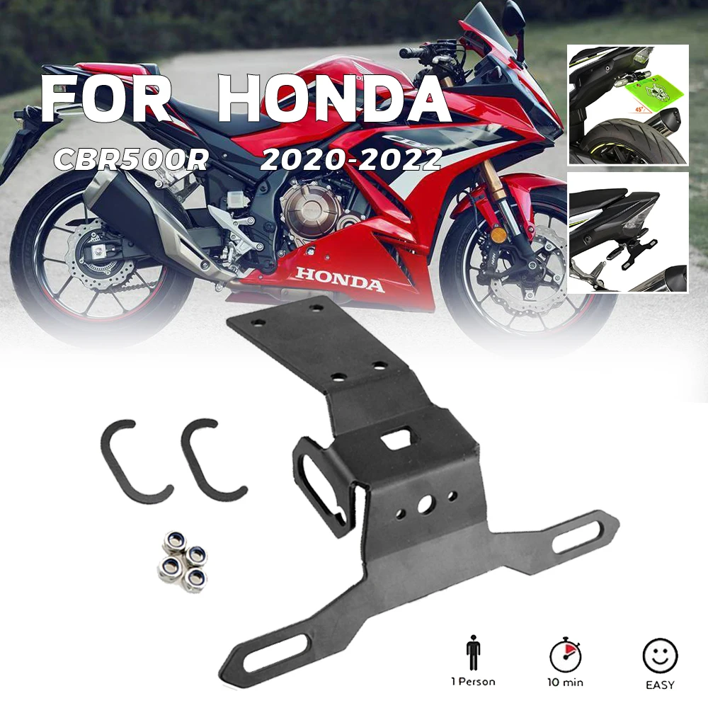 For-HONDA-CBR500R-CBR500-2020-2021-2022-Motorcycle-Rear-License-Plate ...