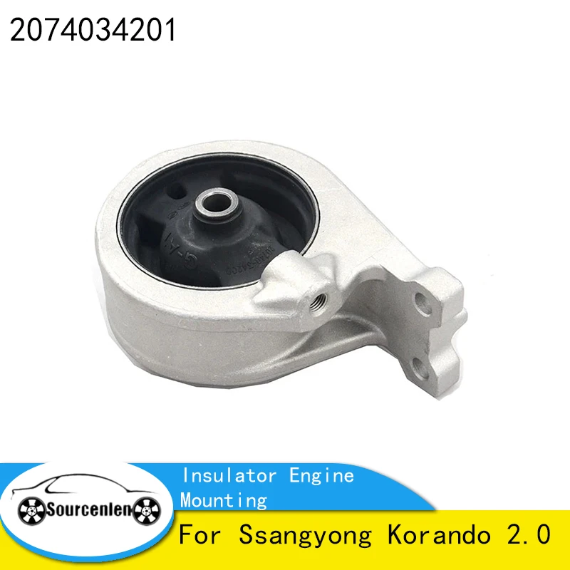 Isolador de montagem do motor para Ssangyong Korando 2.0, 2074034201 ...