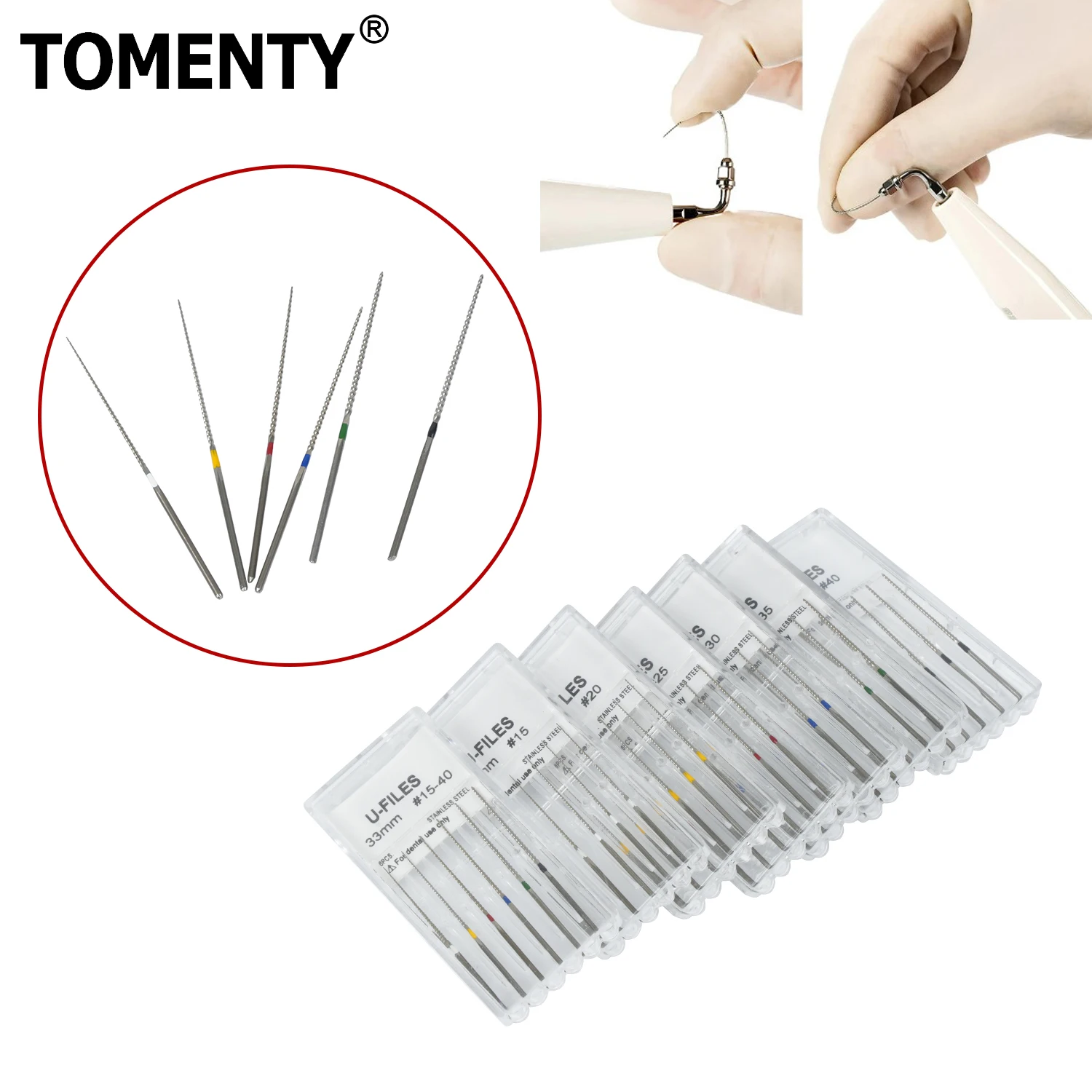6Pcs-Dental-Ultrasonic-U-Files-Staniless-Steel-15-40-33mm-for-Root ...
