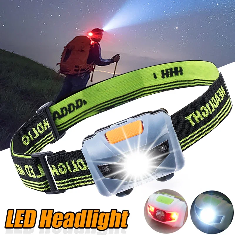 Portable-Mini-Led-Headlight-4-Modes-Battery-Powered-Waterproof ...
