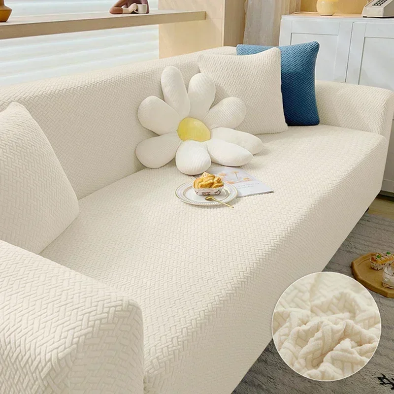 L-shaped-Corner-Sofa-Cover-Leorate-Polar-Fleece-Thick-Sofa-Cover-for ...