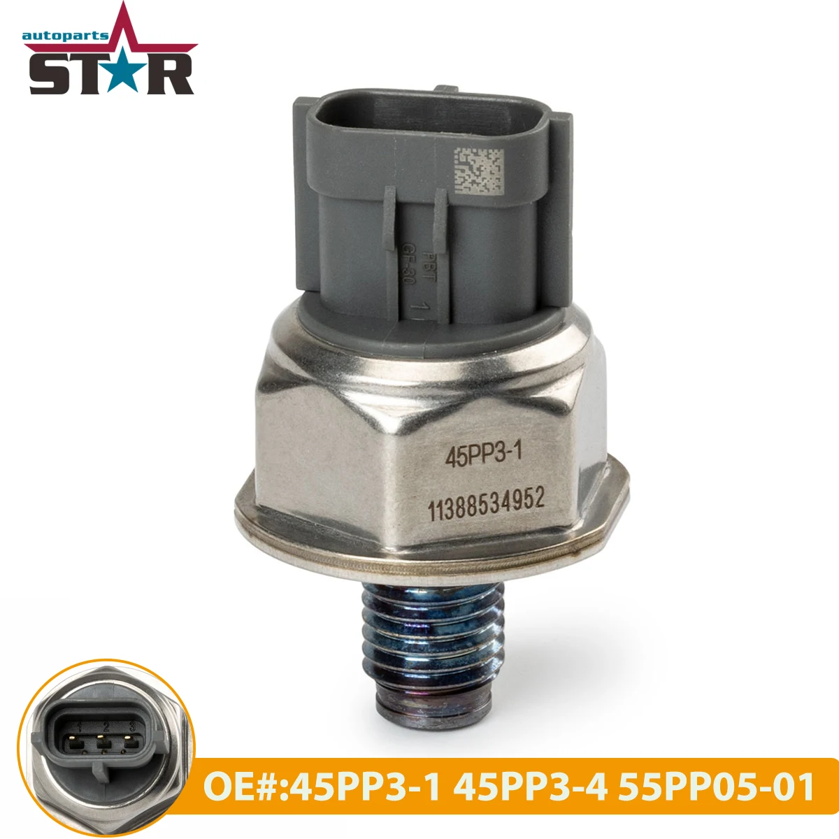 OEM-45PP3-1-45PP3-4-55PP05-01-Fuel-Rail-Pressure-Sensor-For-Holden-For ...