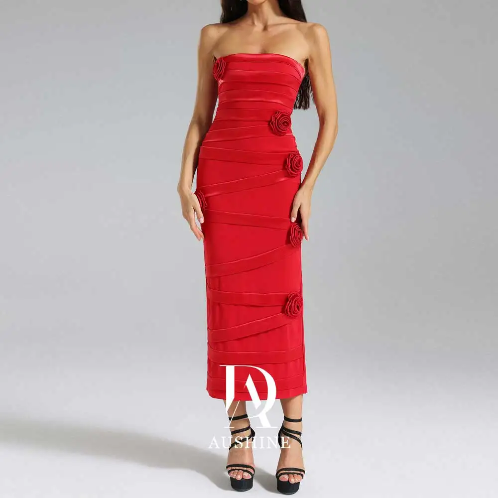 Aushine-Dress-Luxury-Birthday-Evening-Dress-Ankle-Length-Sleeveless-Summer-Elegant-Wedding-Party ...