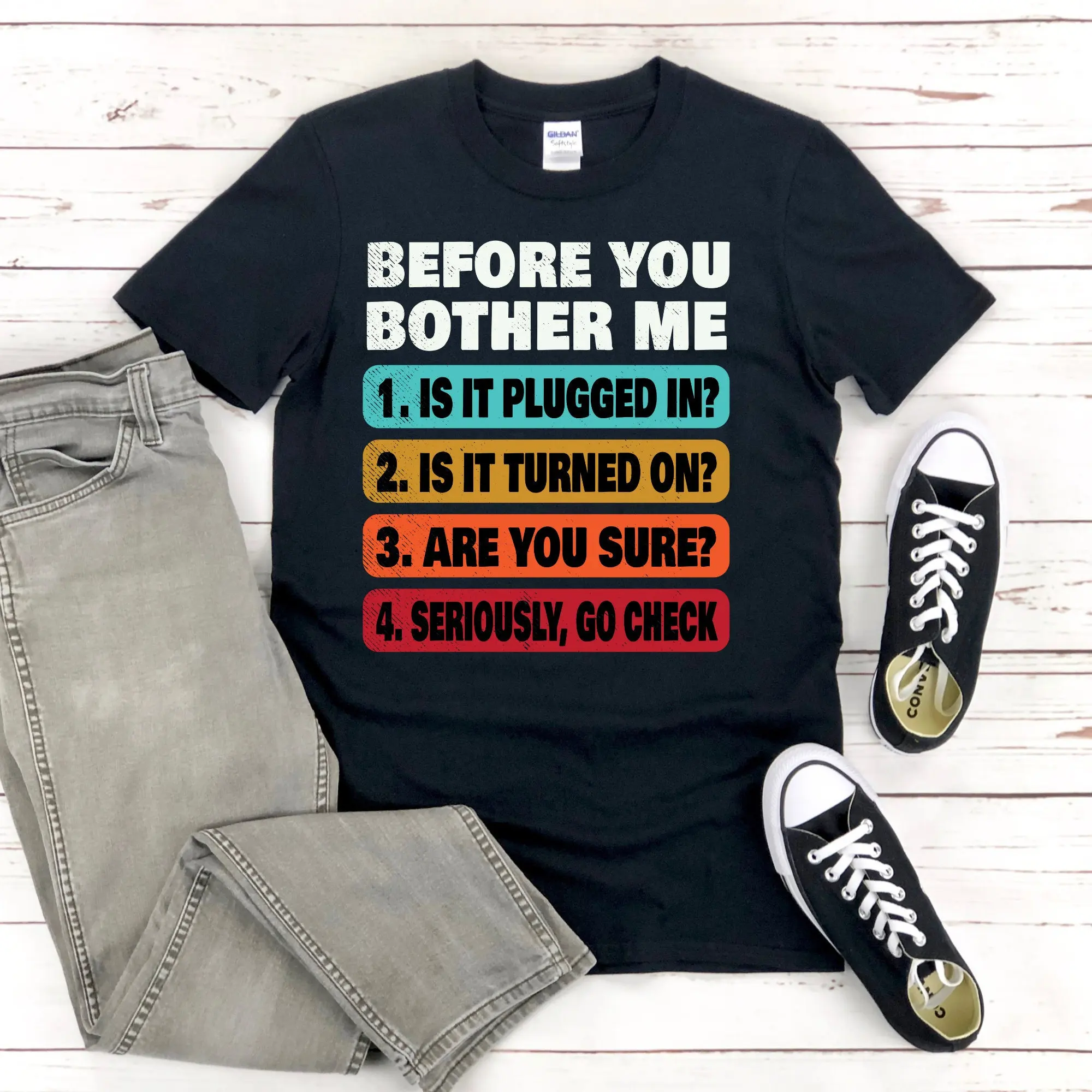 Funny-Tech-Support-T-Shirt-Techie-It-Technical-Information-Technology ...