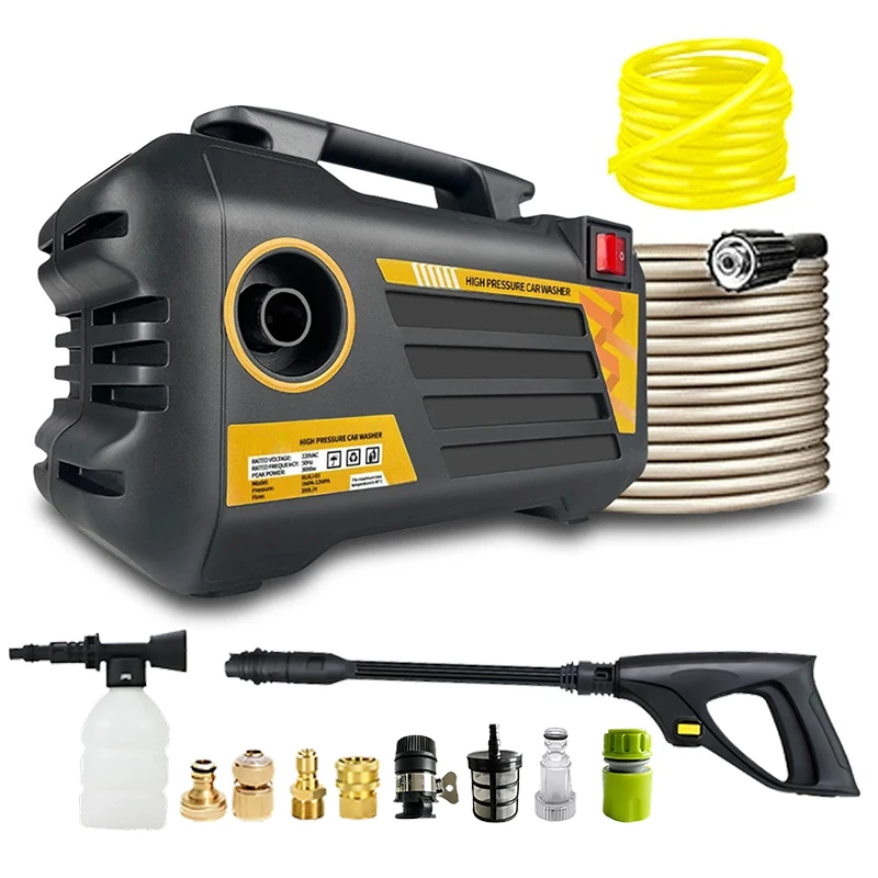 3000W Car Washer High Pressure Cleaner 110V/220V Household Car Washing ...