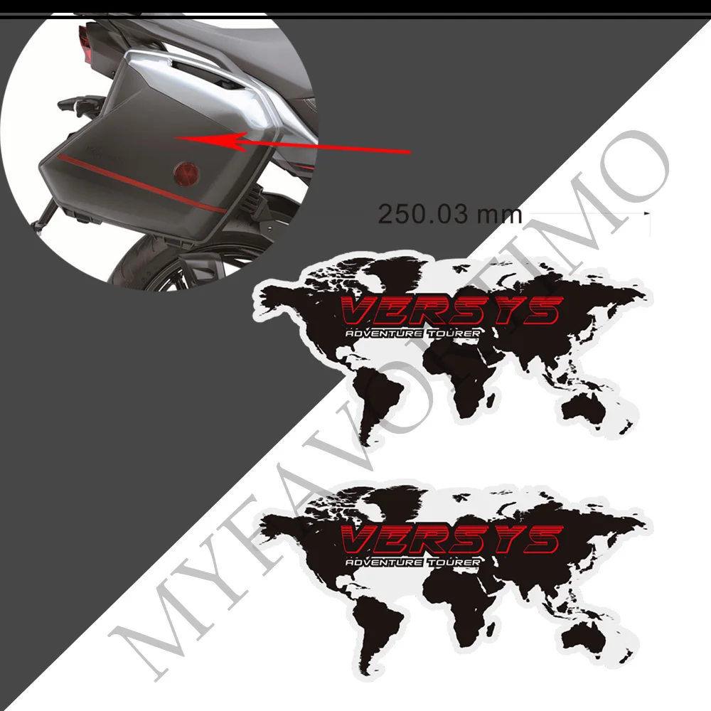 Kawasaki Versys 650 Stickers Kit | Windshield Windscreen Screen Kit ...