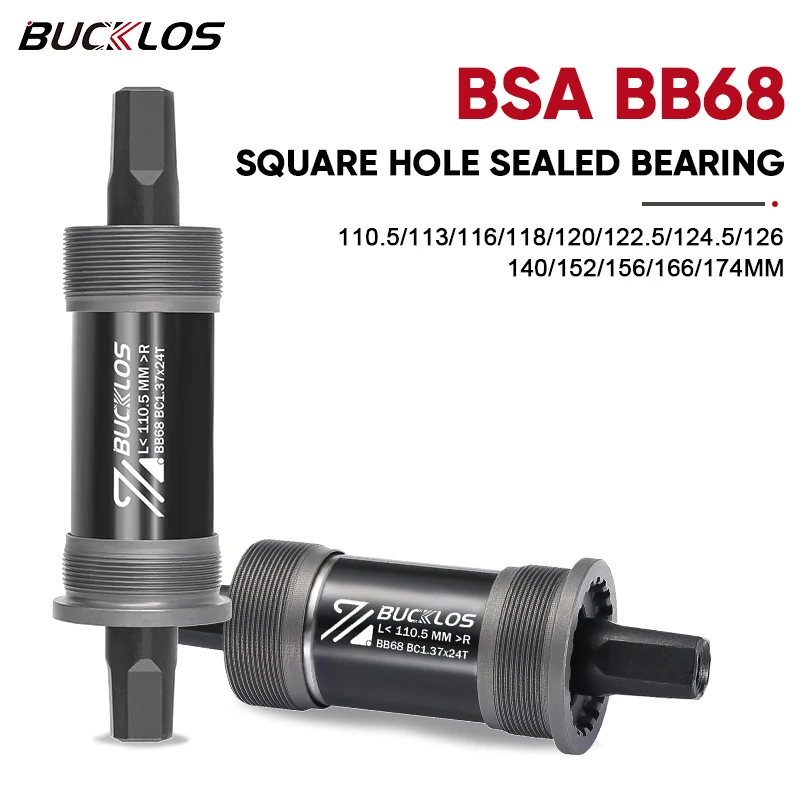 BUCKLOS-Bike-Bottom-Bracket-BSA-BB68-Sealed-Bearing-Bicycle-Square ...