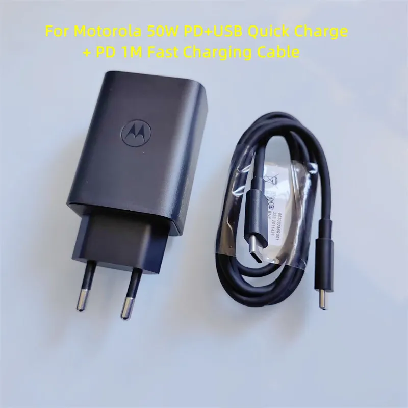 For-Motorola-50W-PD-Fast-Charger-EU-Quick-Charging-Power-Adapter-PD ...
