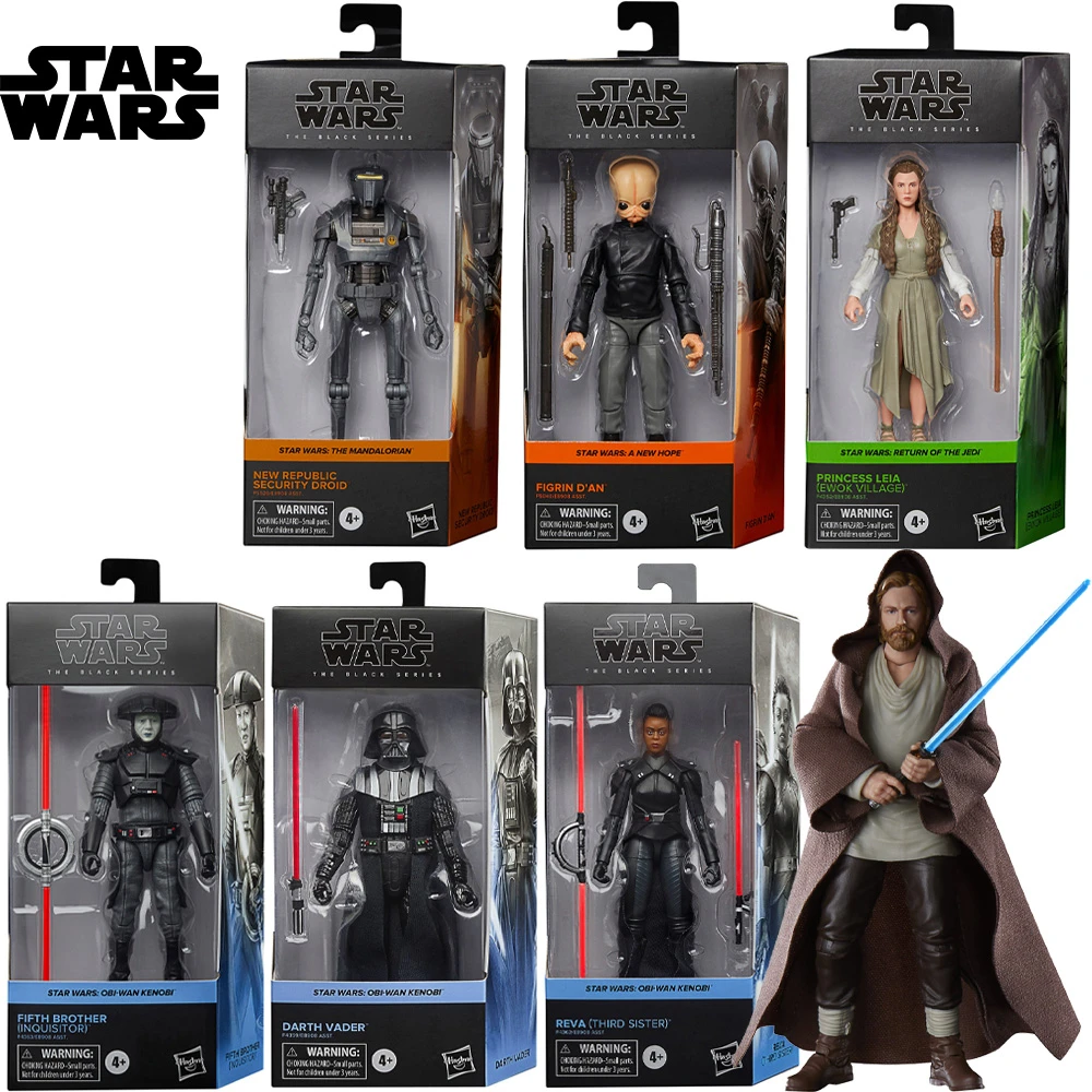 In Stock Hasbro Star Wars The Black Series Obi Wan Kenobi Reva Darth Vader 6" Action Figure ...
