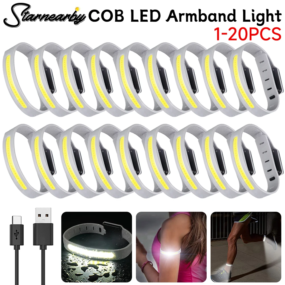 COB-LED-Armband-Light-Type-C-USB-Rechargeable-COB-LED-Sport-Arm-Leg ...
