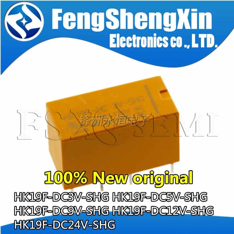 5pcs 100% New HK19F-DC3V-SHG HK19F-DC5V-SHG HK19F-DC9V-SHG HK19F-DC12V ...