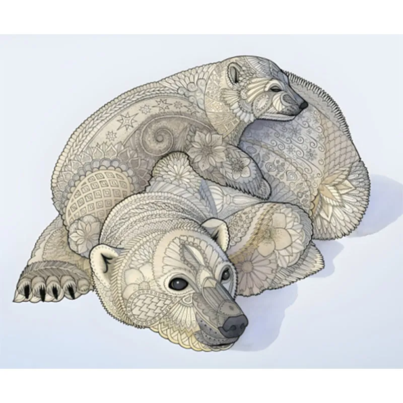 Puzzles Kids Bears | Bear Wooden Jigsaw Puzzle | Puzzle Bear Adults ...