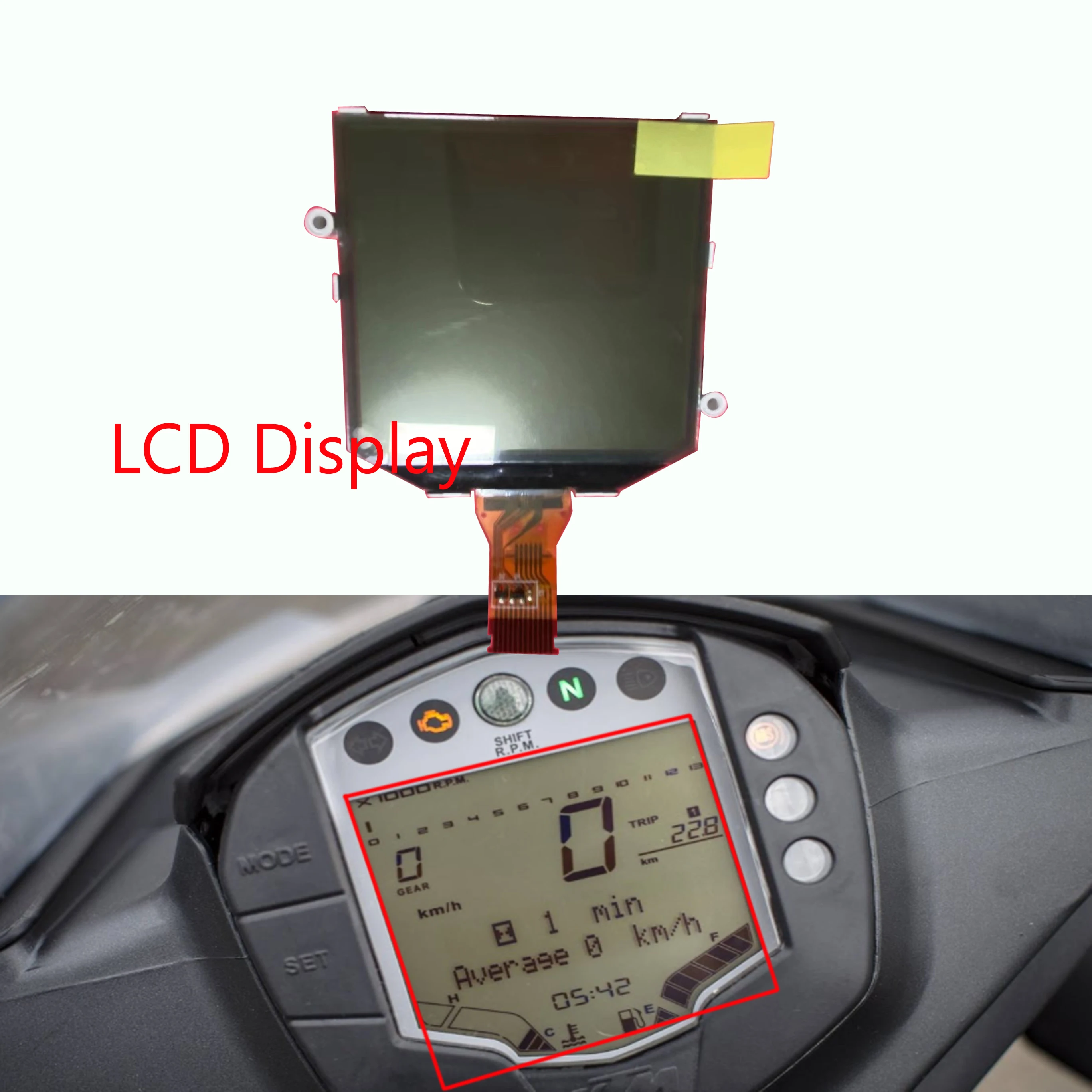 Original-medidor-de-velocidade-lcd-para-ktm-duke-390-200-duke390 ...
