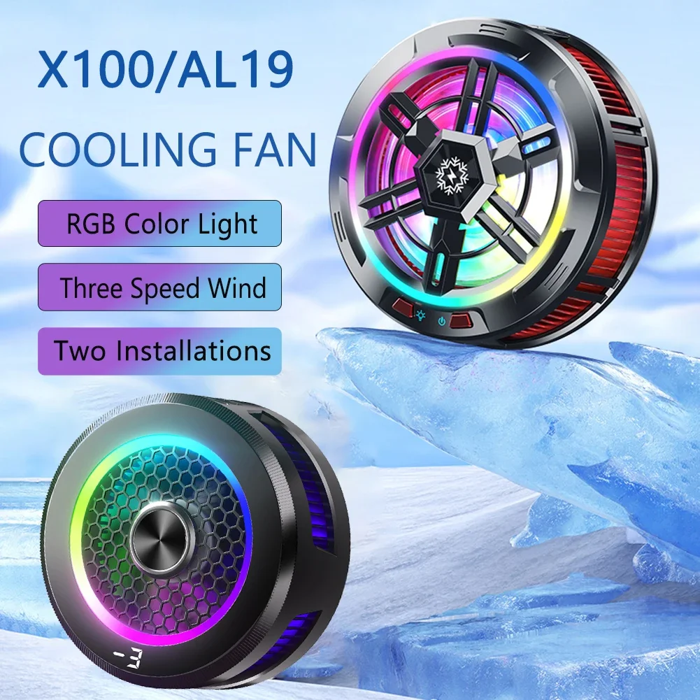 AL19-X100-Cooler-Fan-for-Universal-Smart-Phone-Tablet-Magnetic-Three-Speed-Wind-Cooler-Fan ...