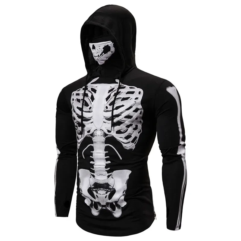Traje-de-Ninja-con-personalidad-el-stica-para-hombre-camiseta-de-manga ...