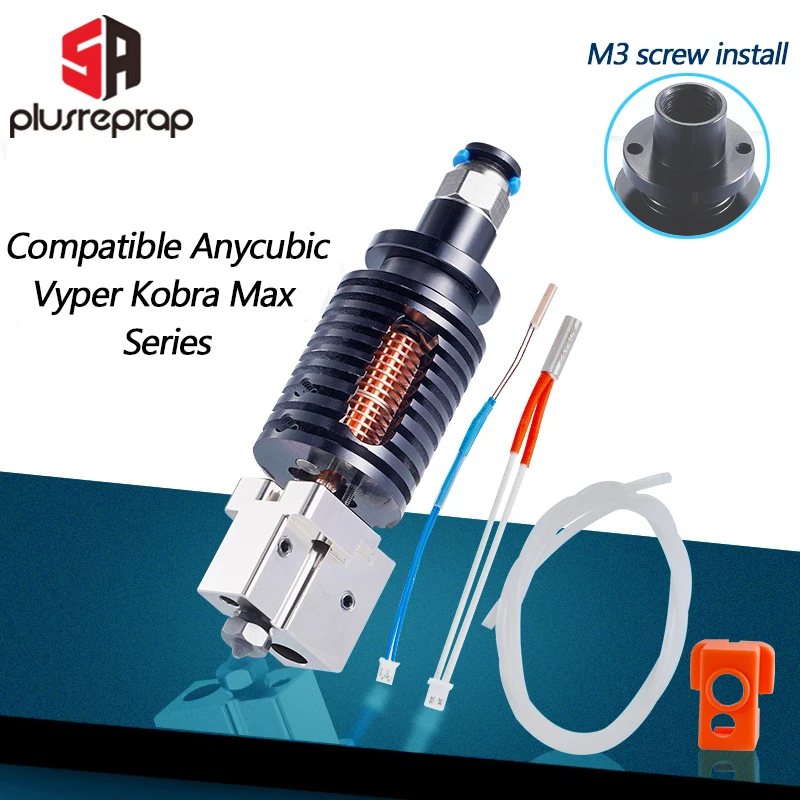 All Metal Vyper V5 Hotend Dragon Volcano Copper Plated Heatblock for ...