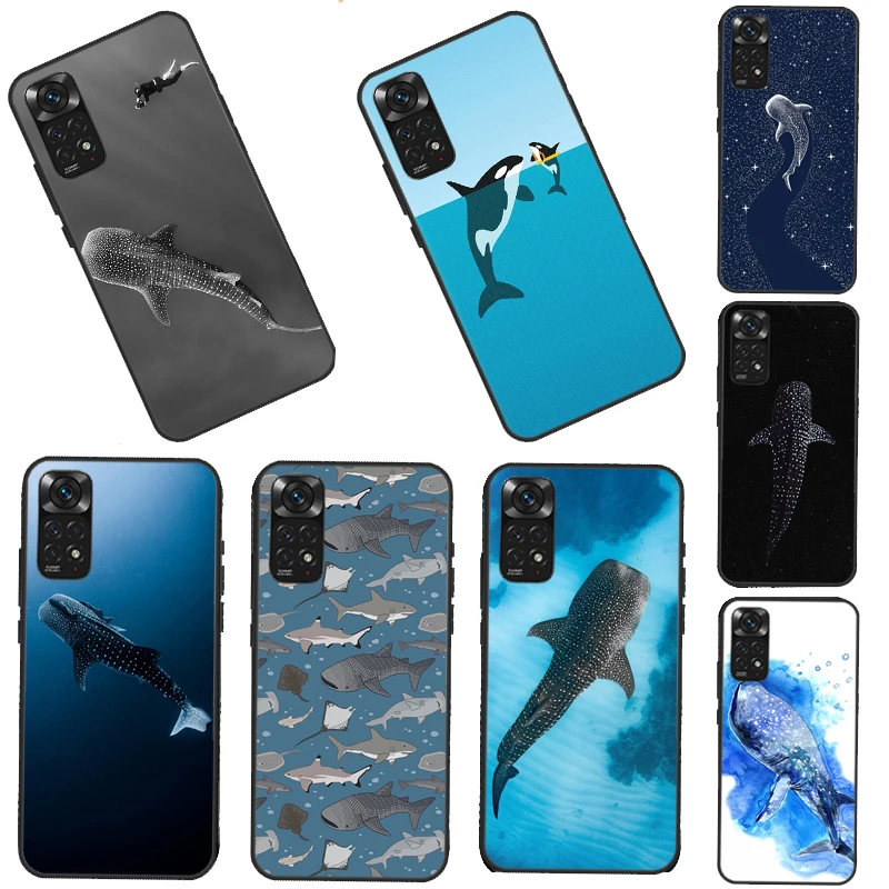 Whale-Sharks-Fish-Case-For-Redmi-10-9T-9A-9C-9-Back-Cover-For-Redmi ...