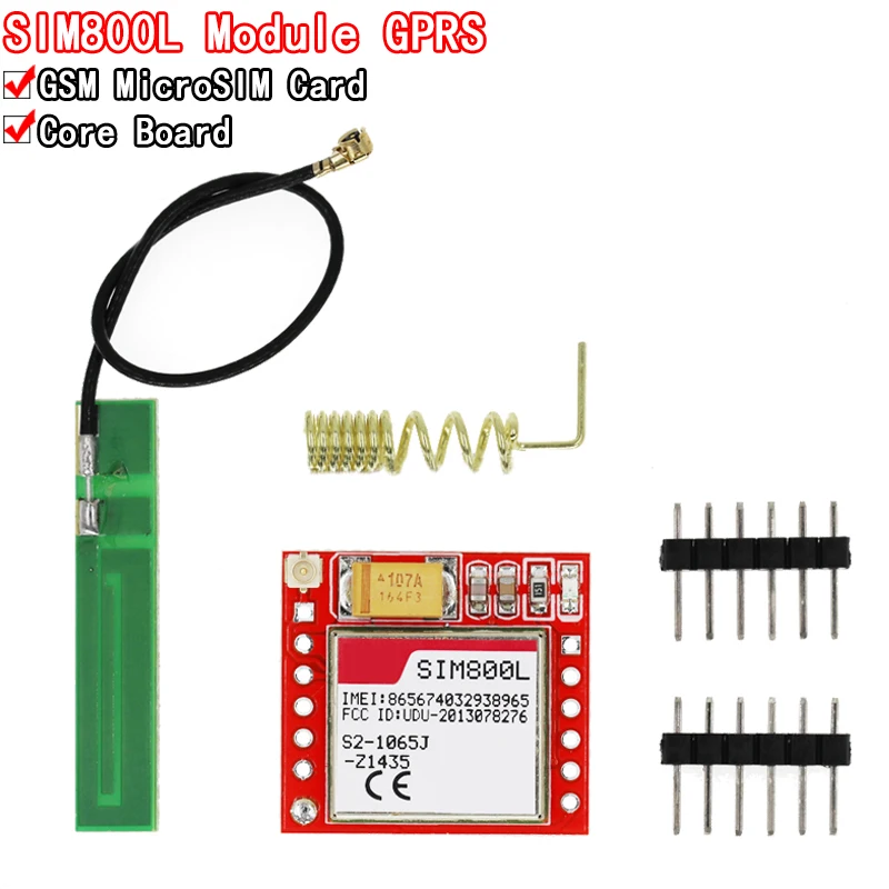 SIM800L-GPRS-GSM-Module-Micro-SIM-Card-Core-Quad-band-TTL-Serial-Port ...