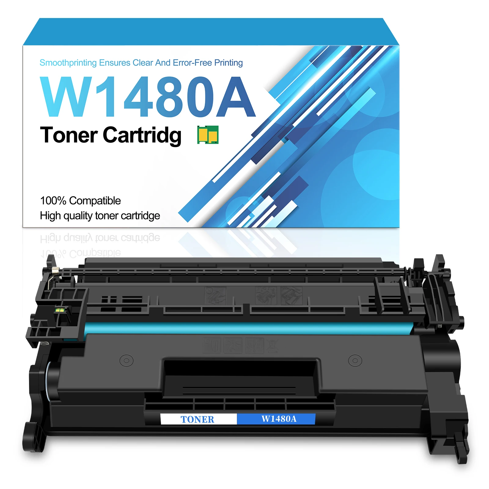 1-10 Pack High Yield Toner Cartridge Black W1480A 148A with Chip ...
