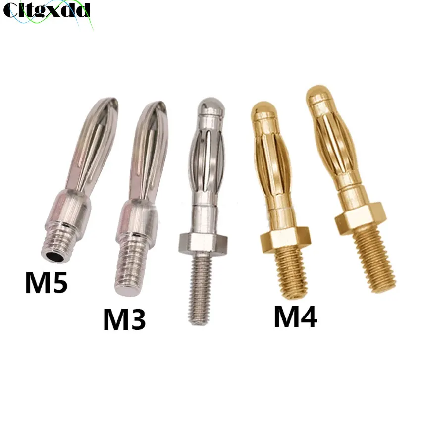 10-Pieces-3mm-4mm-Lantern-Type-Banana-Plug-With-M3-M4-M5-Thread-Male ...